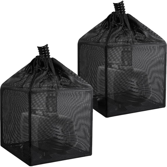 W Pond Filter Bag, Pump Barrier Bag Anti-Clogging Cube Filter Box Media ...