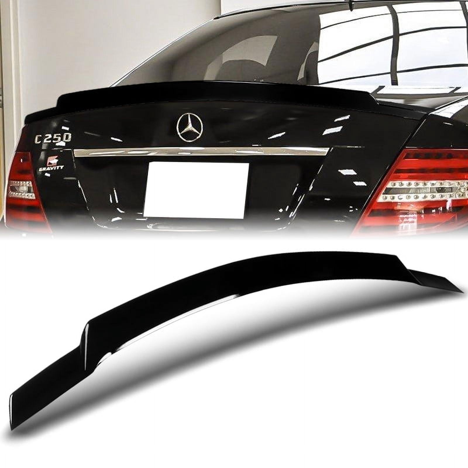 W-Power For 2008-2014 Mercedes C-Class W204 Pearl Black Trunk Lid ...