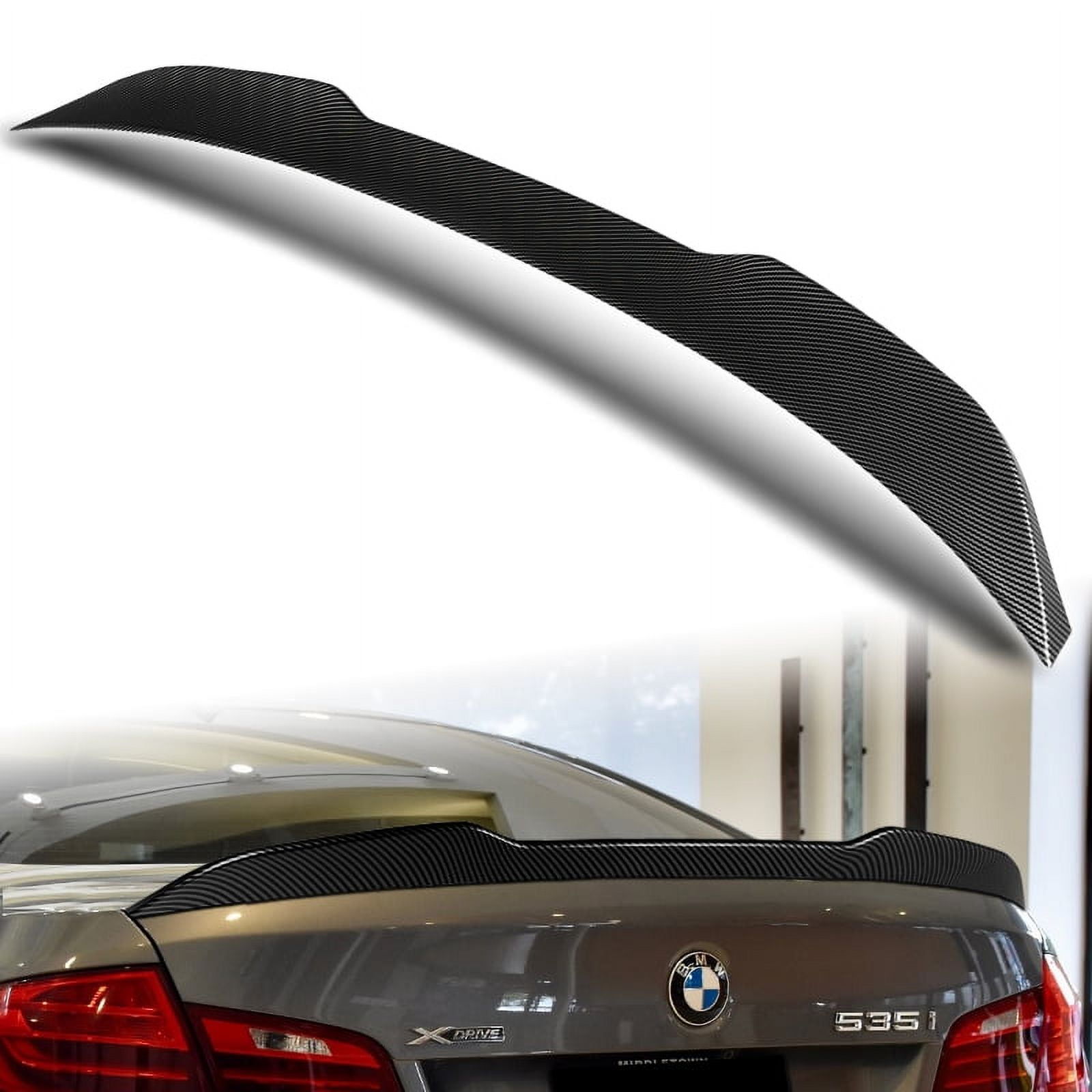 W-Power For 2011-2016 BMW 5-Series F10 F18 Carbon Look Trunk Spoiler ...