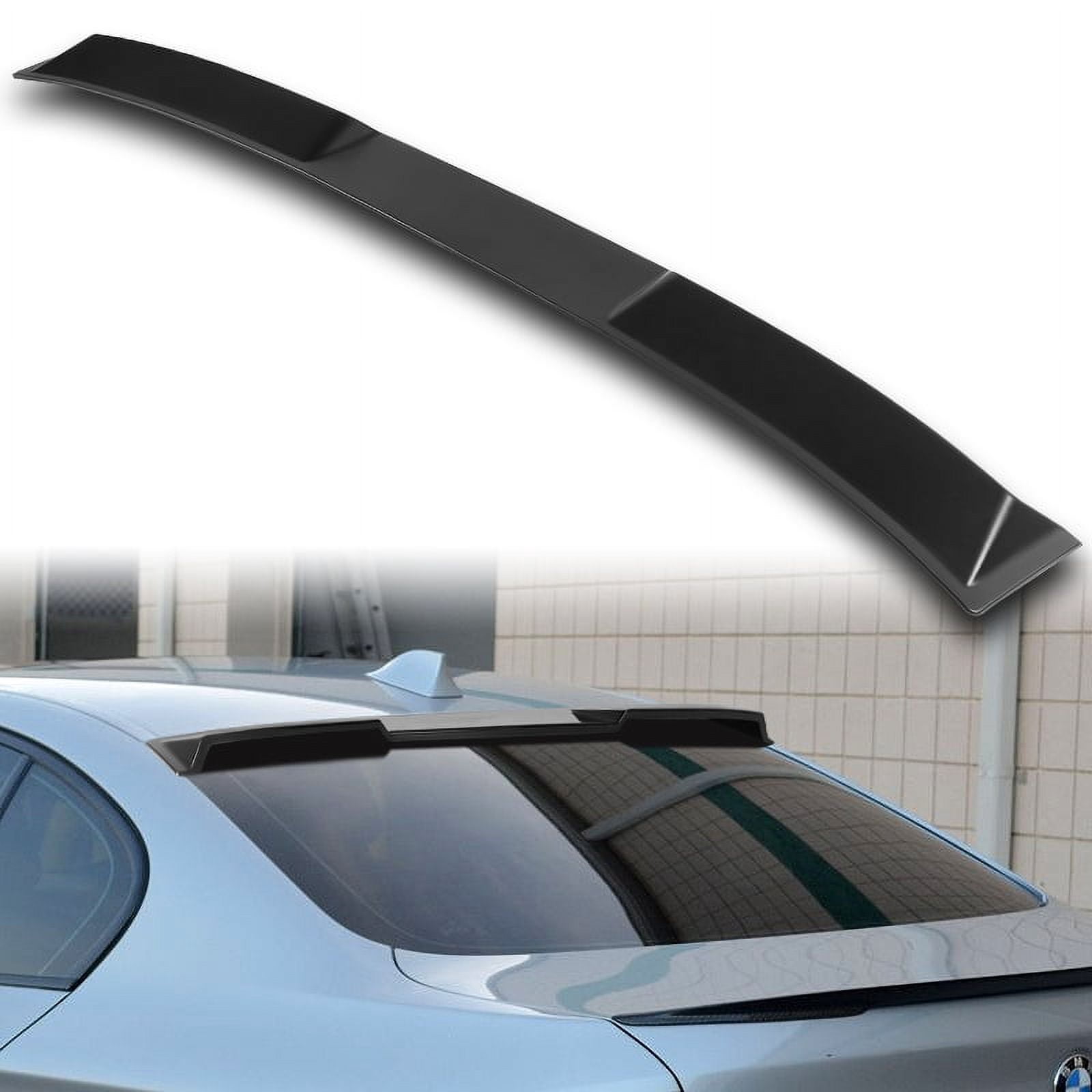 W-Power For 2011-2016 BMW 5-Series M5 F10 Black Rear Roof Visor Window ...