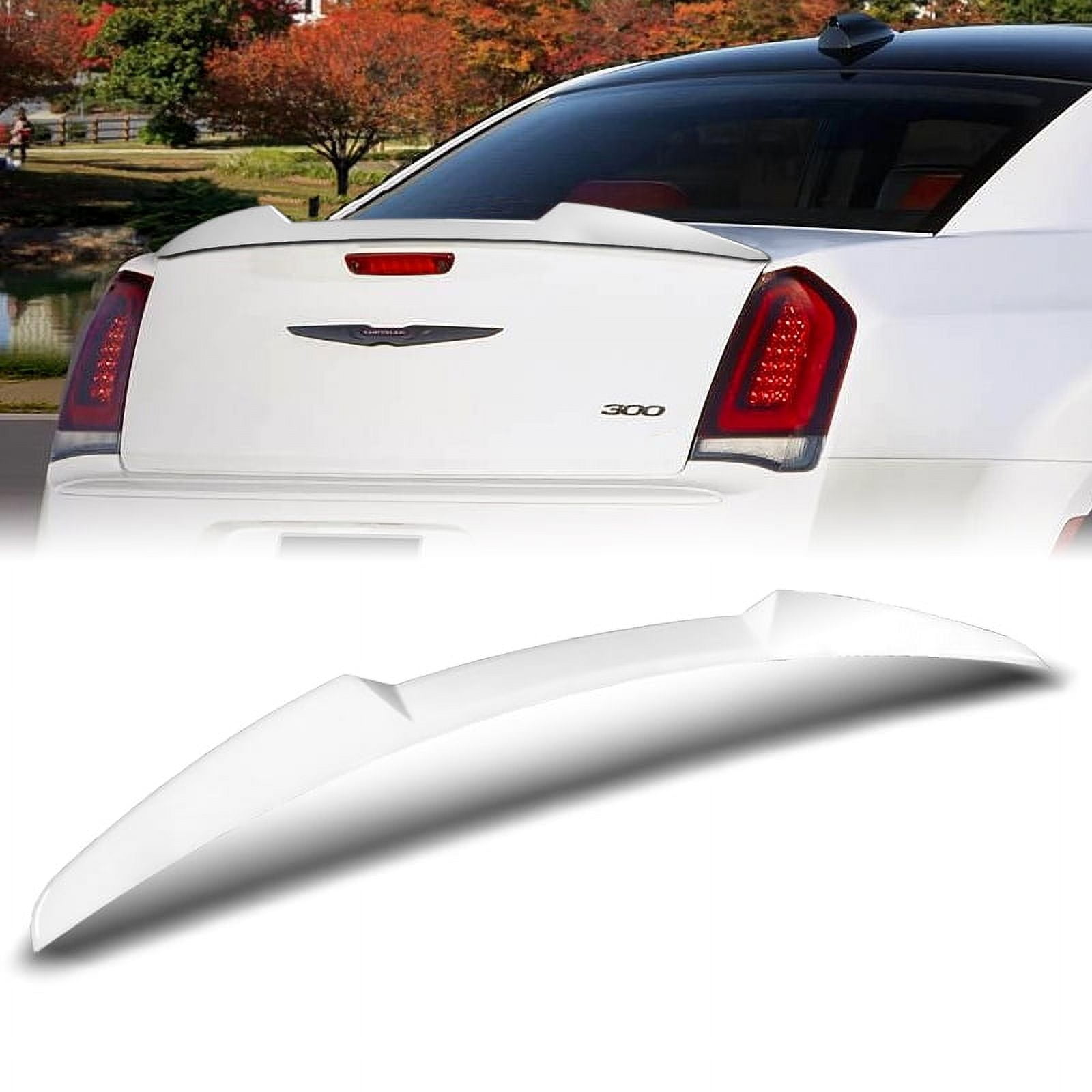 W-Power For 2011-2023 Chrysler 300 / 300S Pearl White Trunk Spoiler ...