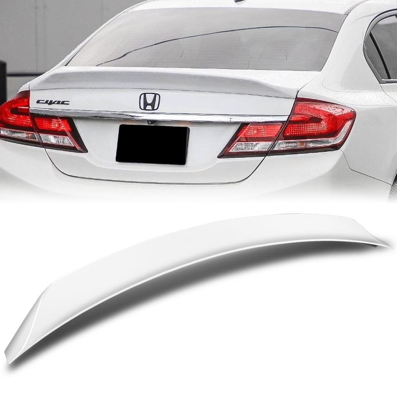 W-Power For 2012-2015 Honda Civic Sedan Pearl White Rear Trunk Lid ...
