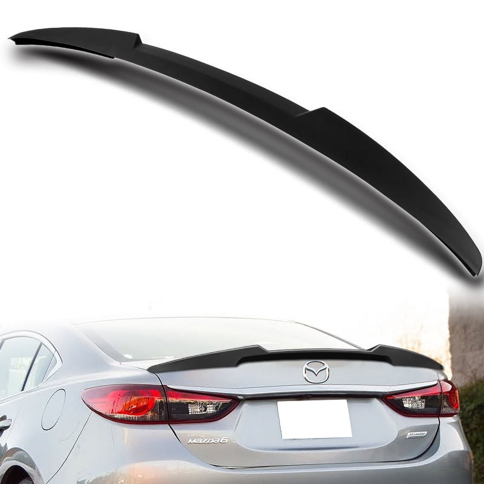 W-Power For 2014-2017 Mazda 6 Mazda6 Matt Black V-Style Trunk Lid ...