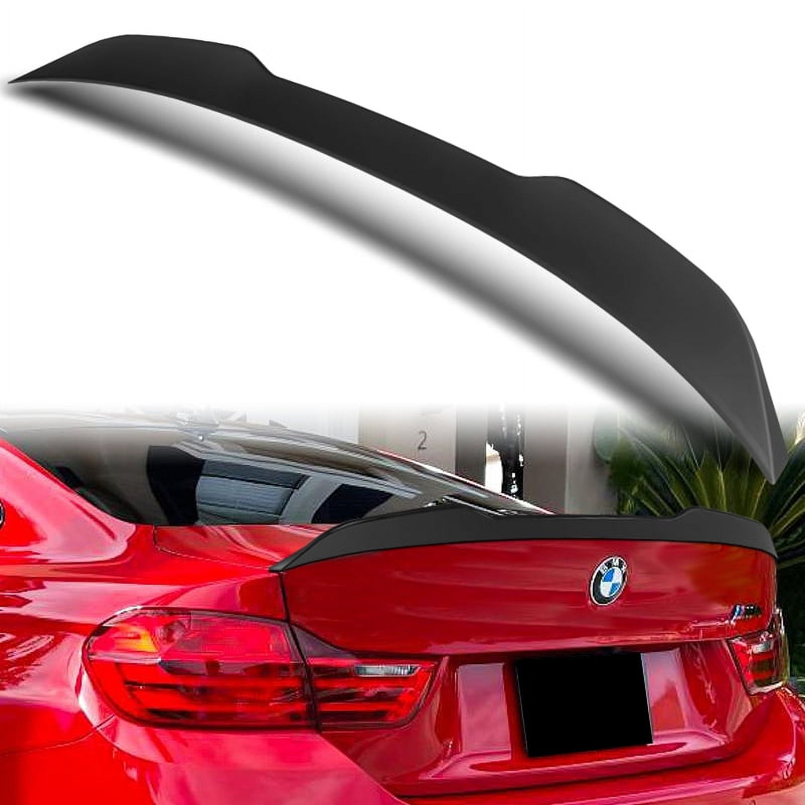 W-Power For 2014-2020 BMW 4-Series F32 Coupe Matt Black Trunk Spoiler ...