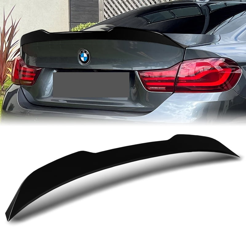 W-Power For 2014-2020 BMW 4-Series F32 Coupe Pearl Black Trunk Spoiler ...