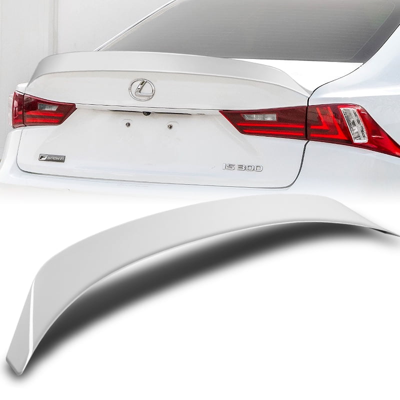 W-Power 2014-2020 Lexus IS-Series Sedan Pearl White Rear Trunk Spoiler ...