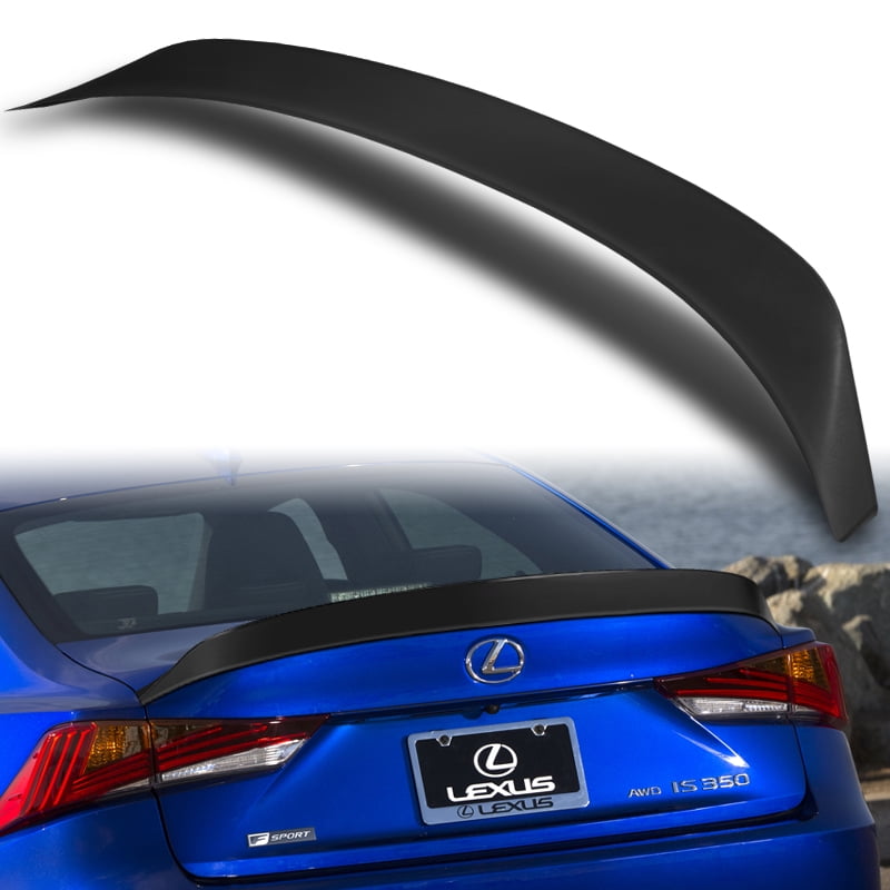 W-Power For 2014-2020 Lexus IS-Series Sedan Primer Black Rear Trunk ...
