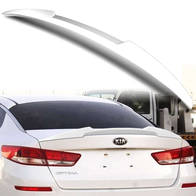W-Power For 2016-2020 Kia Optima Pearl White V-Style Trunk Duckbill ...