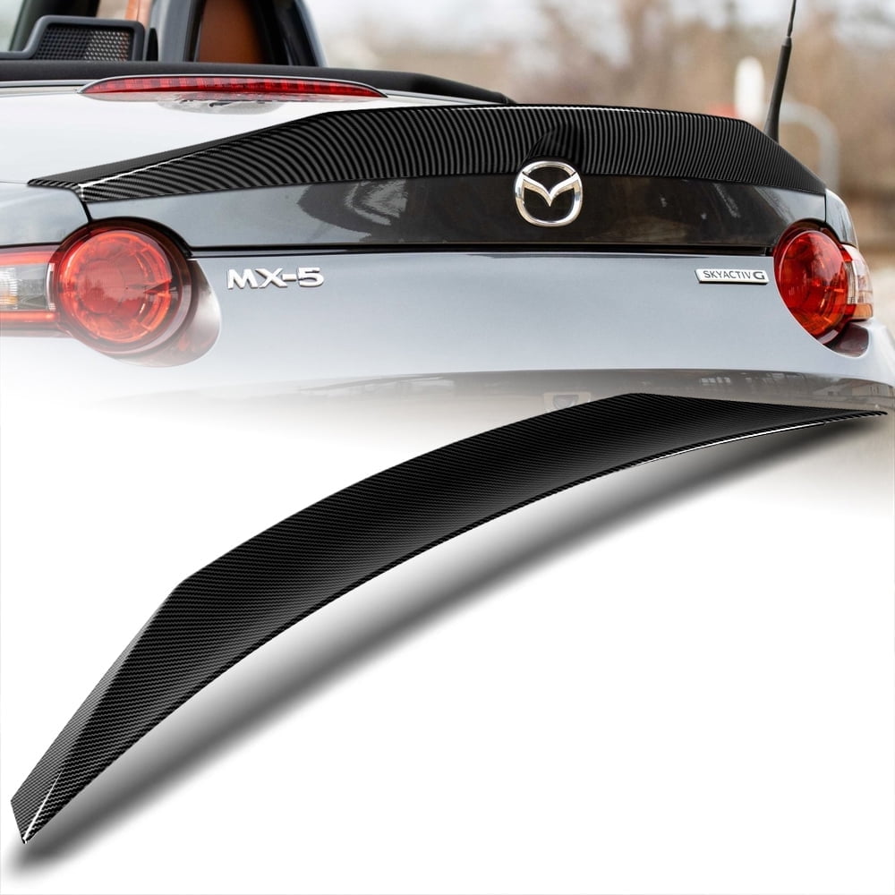 W-Power For 2016-2024 Mazda Miata MX-5 Carbon Look Duckbill Rear Trunk ...