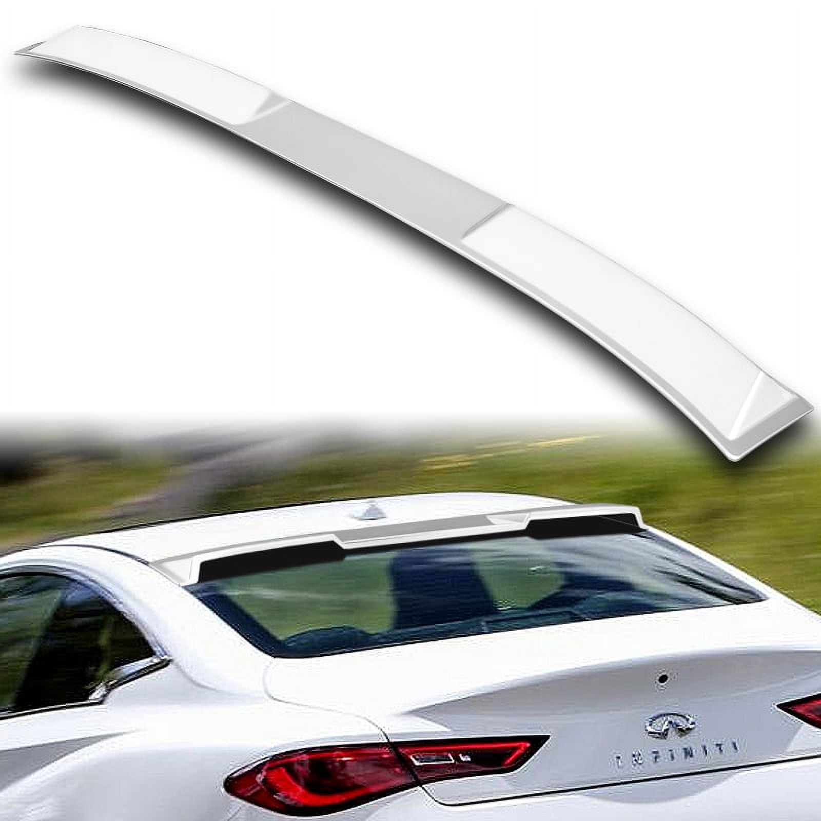 W-Power For 2017-2022 Infiniti Q60 Coupe Pearl White Rear Roof Window ...