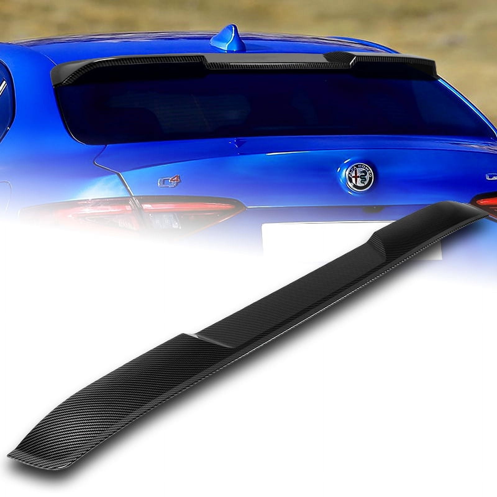 W-Power For 2017-2023 Alfa Romeo Giulia Carbon Look Rear Roof Visor ...