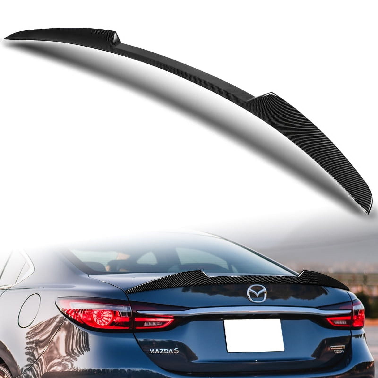 W-Power For 2018-2021 Mazda 6 Mazda6 Carbon Painted V-Style Trunk ...