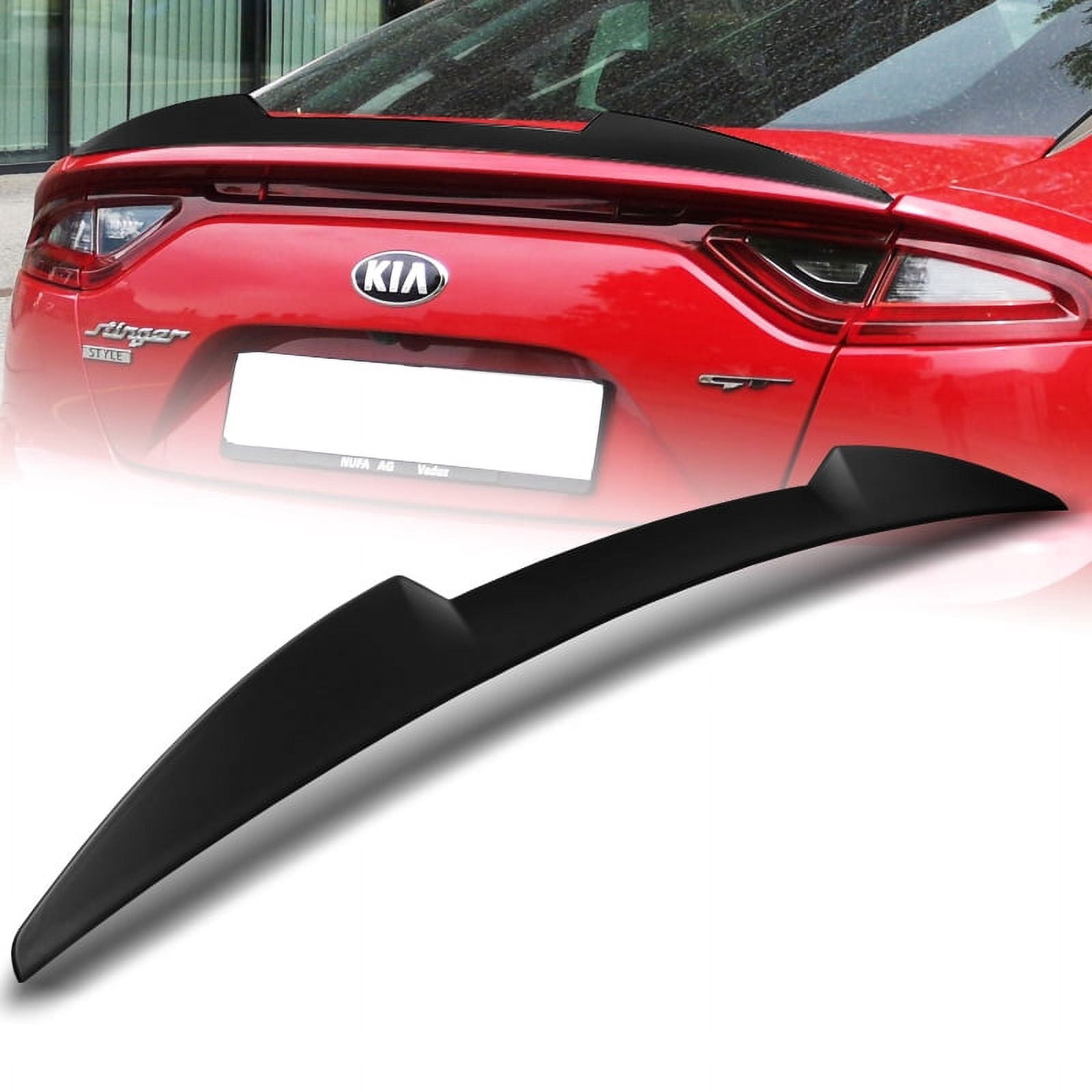 W-Power For 2018-2023 Kia Stinger Matt Black V-Style Duckbill Trunk ...