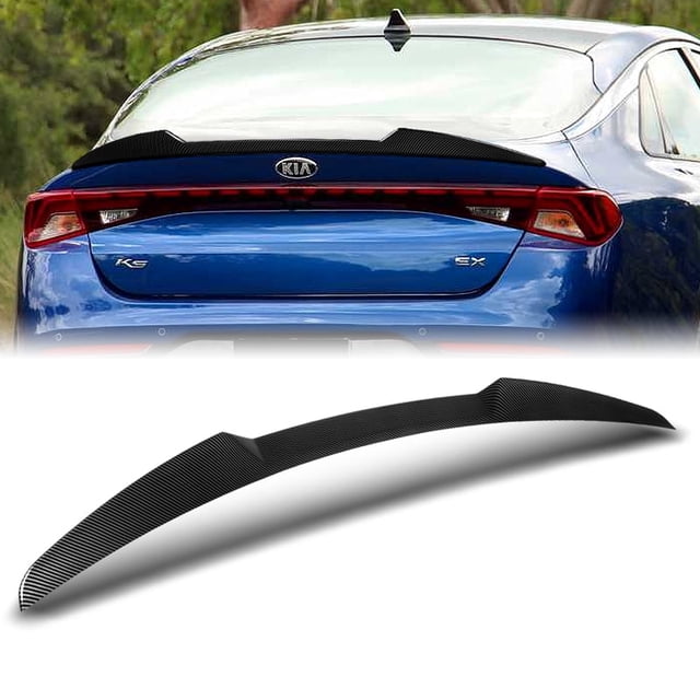 W-Power For 2021-2024 Kia K5 ABS Carbon Look V-Style Rear Trunk Lid ...