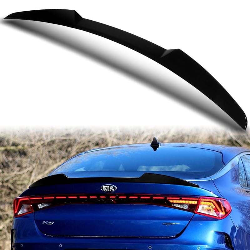 W-Power For 2021-2024 Kia K5 ABS Pearl Black V-Style Rear Trunk Lid ...