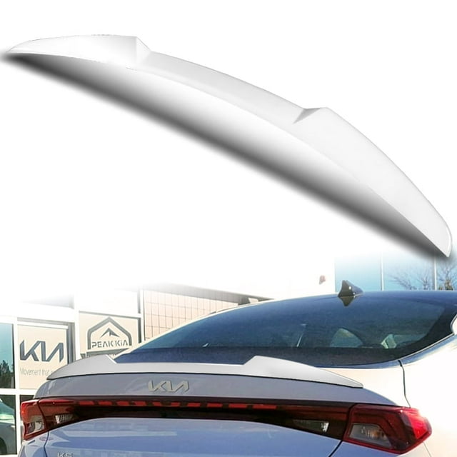 W-Power For 2021-2024 Kia K5 ABS Pearl White V-Style Rear Trunk Lid ...