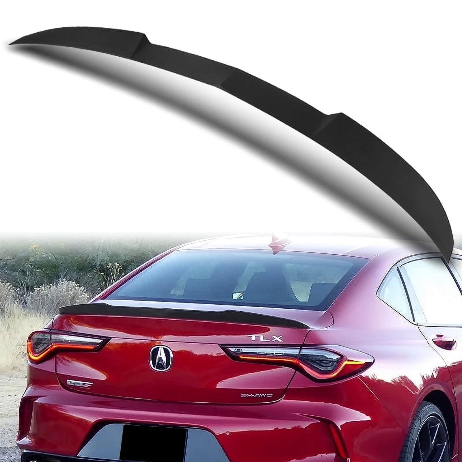W-Power For 2021-2024 Acura TLX Sedan Black V-Style Trunk Duckbill ...