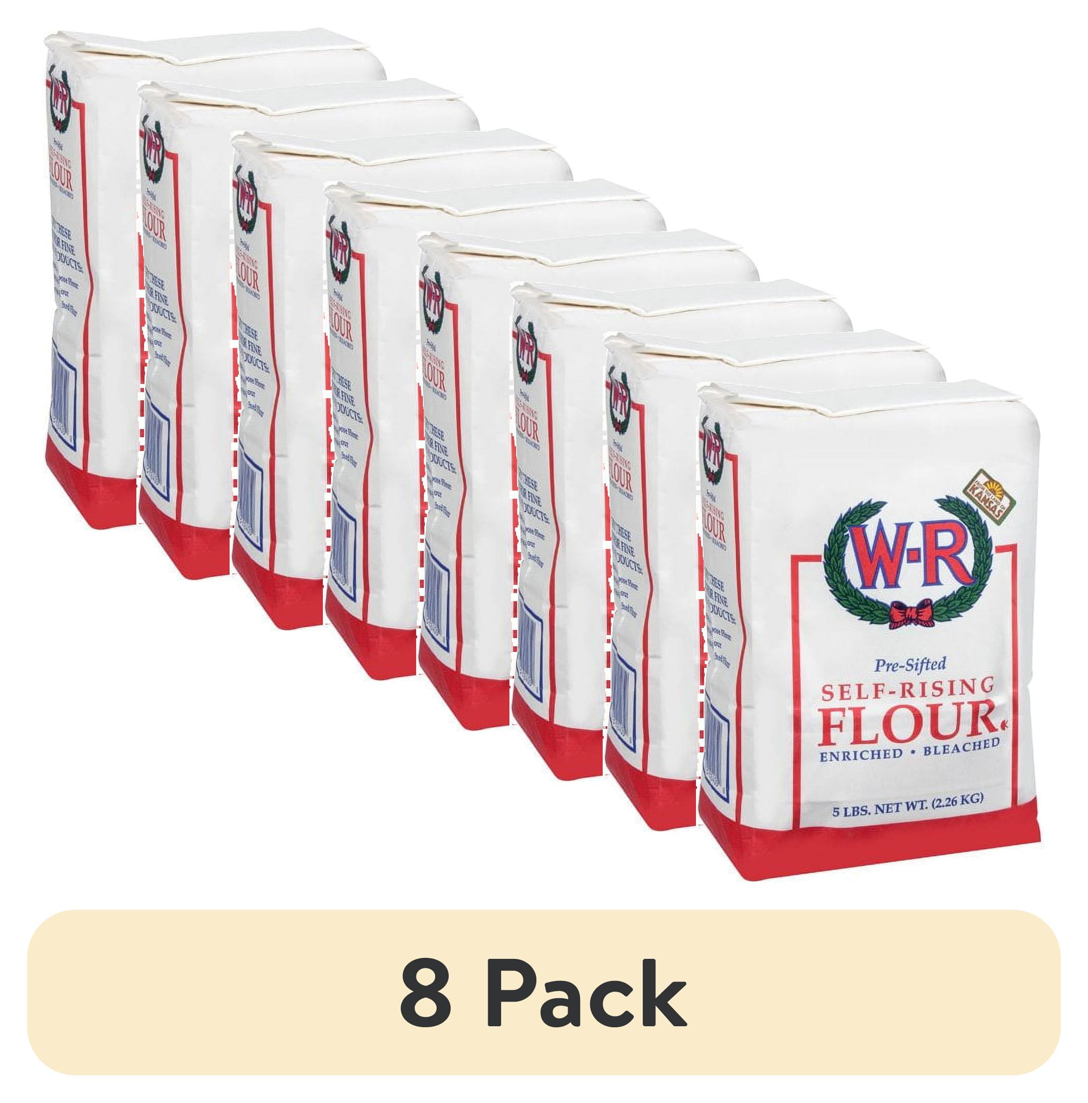 (8 pack) W-R: Flour Self-Rising Enriched Bleached Pre-Sifted Baking ...