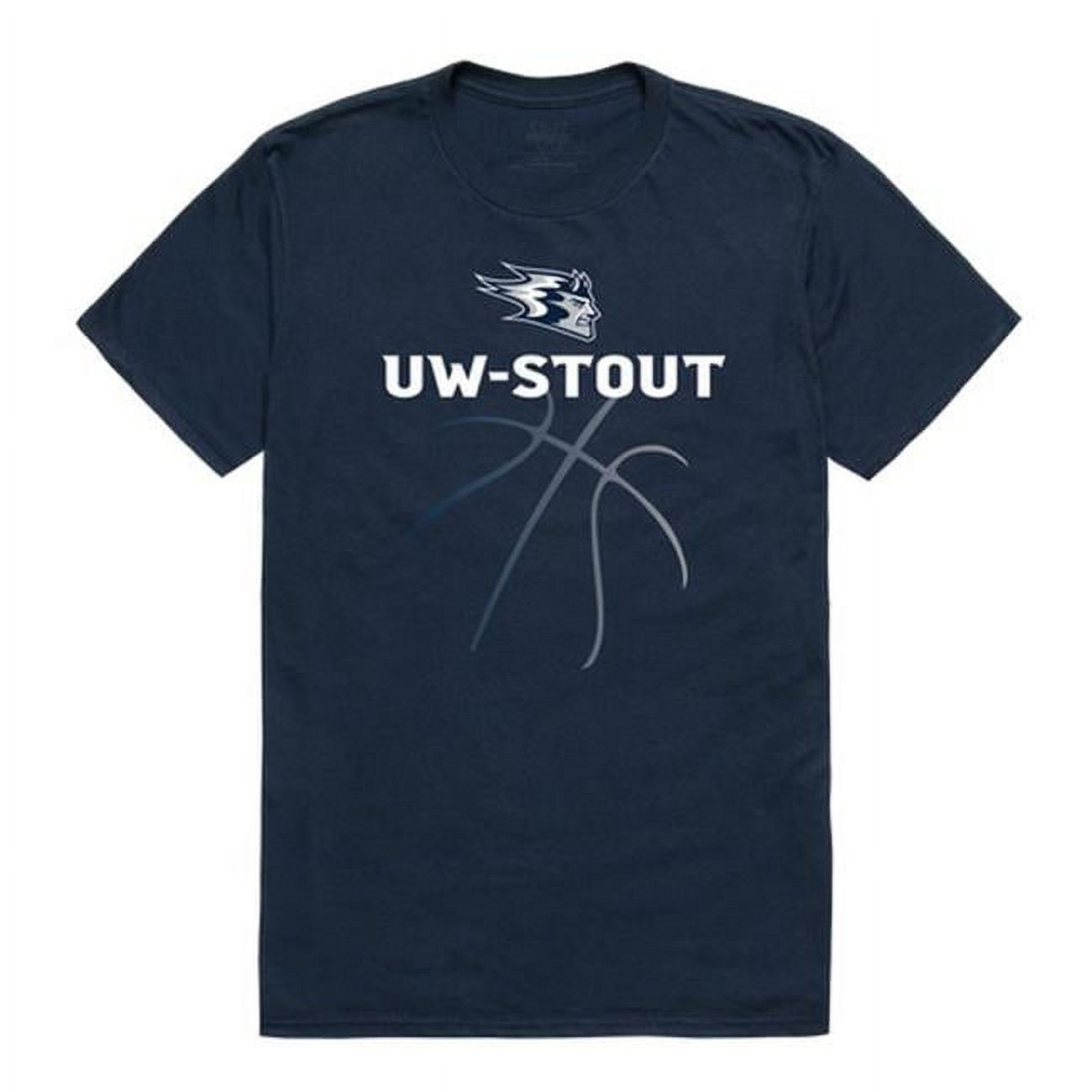W Republic 510-413-NVY-02 University of Wisconsin-Stout Men Basketball ...