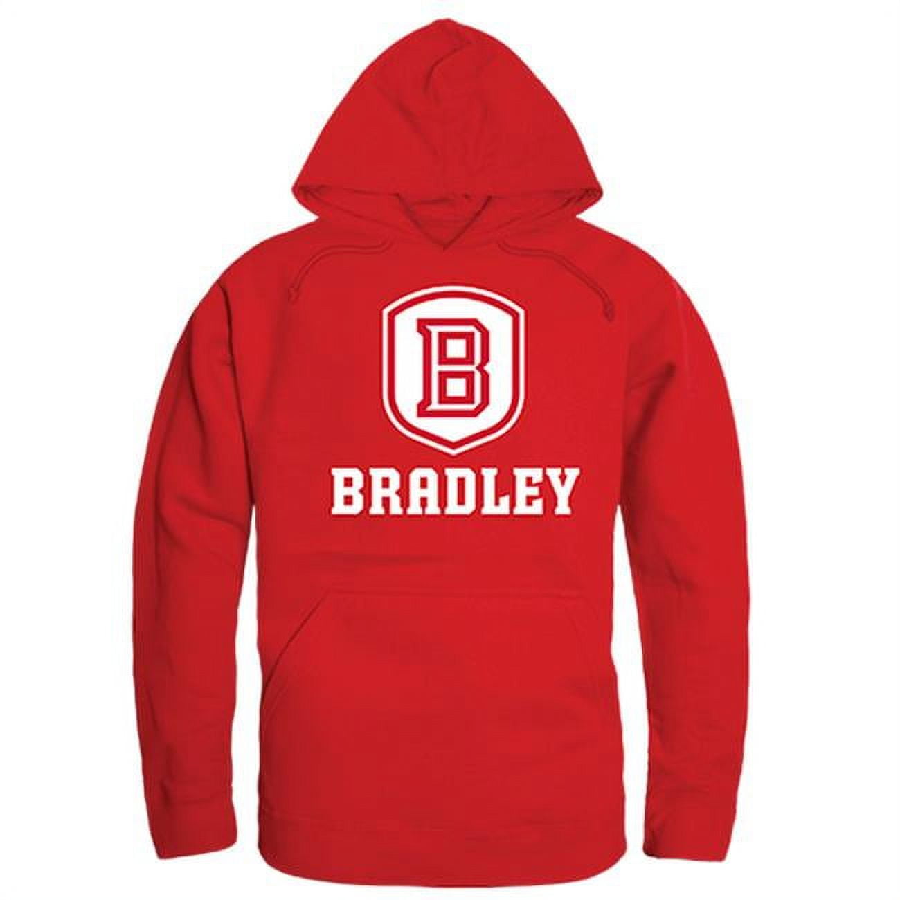 W Republic 512-270-RED-04 Bradley University Freshman Pullover Hoodie, Red - Extra Large ...