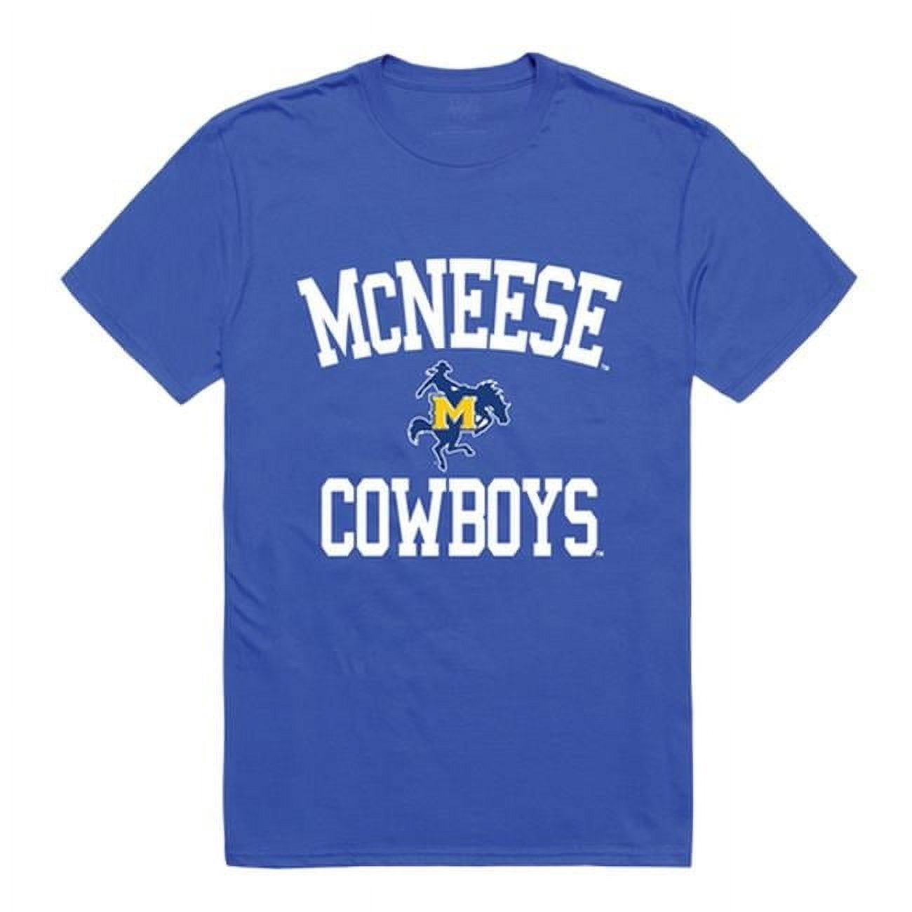 W Republic 539-338-RYL-04 McNeese State University Arch T-Shirt, Royal ...