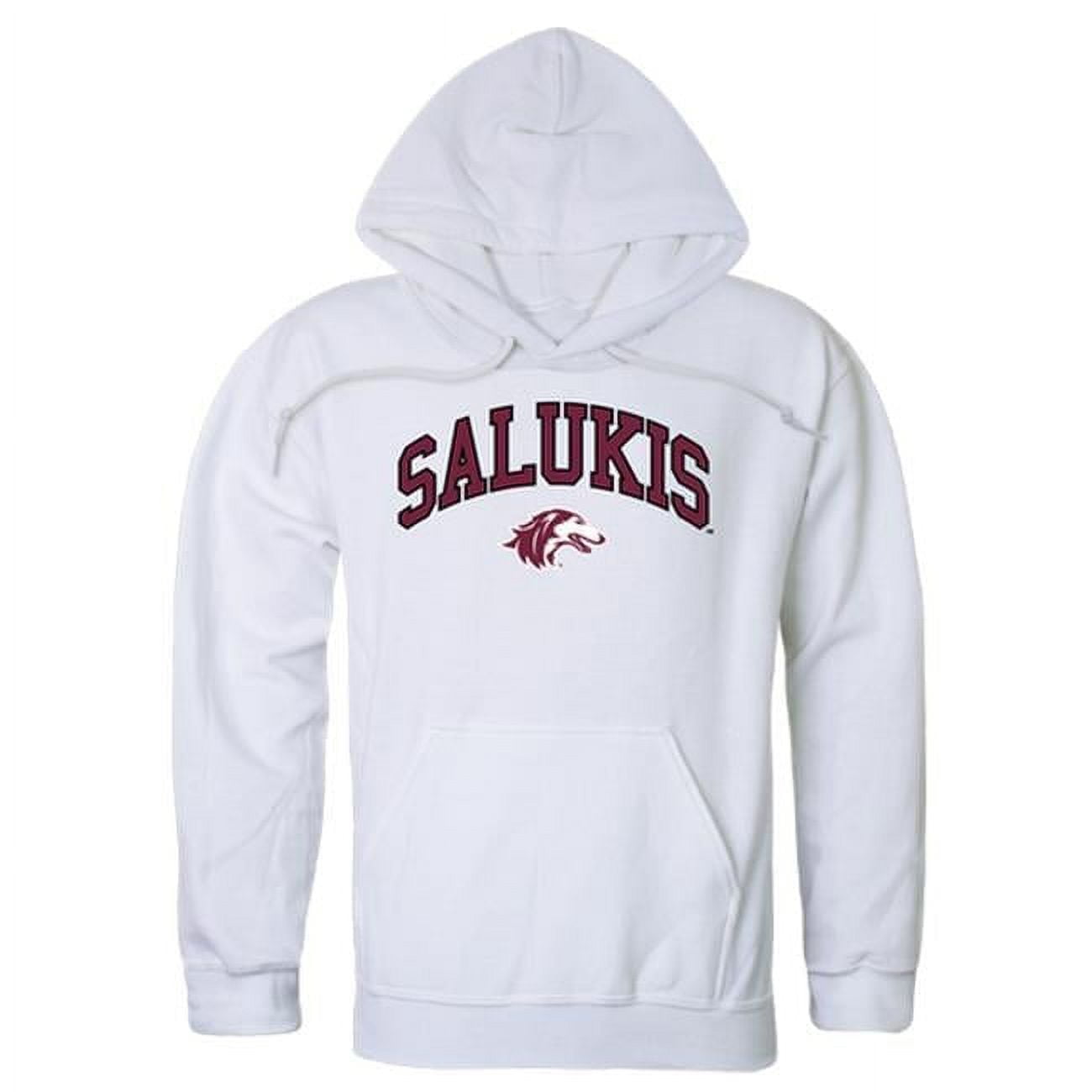 W Republic 540-234-WT2-04 Southern Illinois University Campus Hoodie, White - Extra Large ...