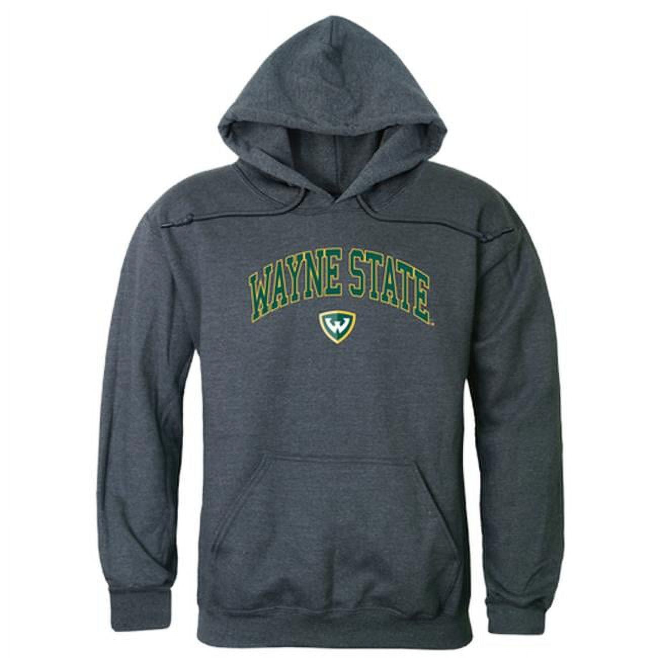 W Republic 540-400-HCH-04 Wayne State University Campus Hoodie, Heather ...