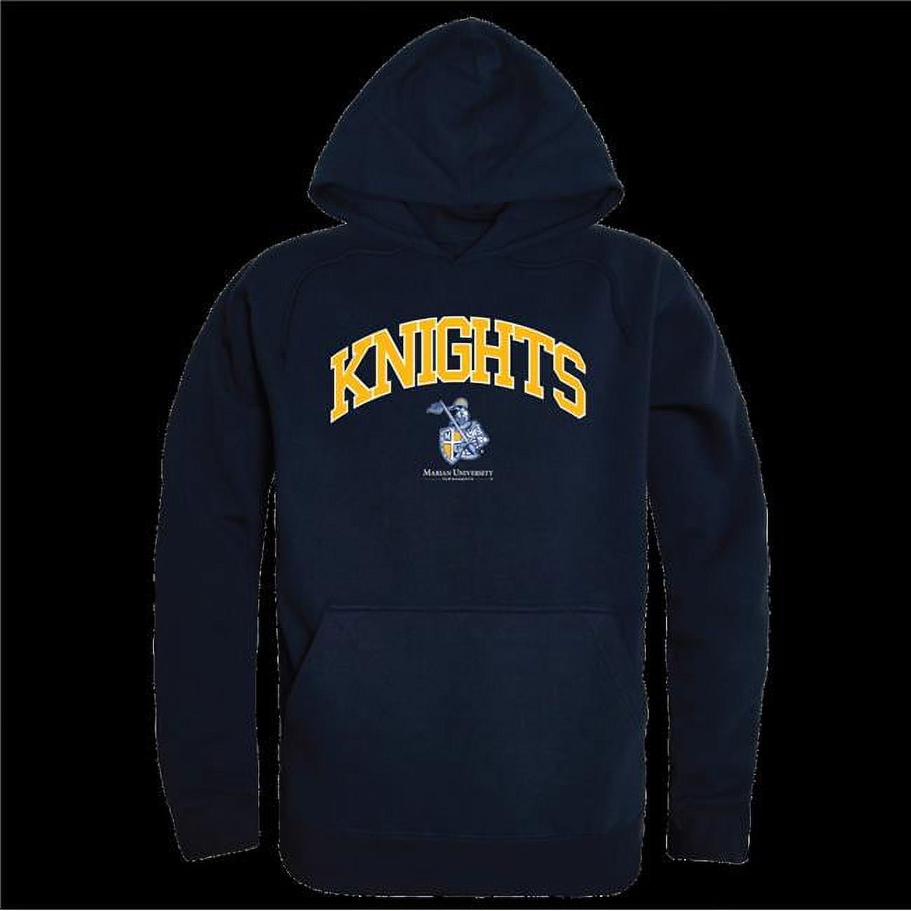 W Republic 540-536-NVY-02 Marian University Knights Campus Hoodie, Navy ...