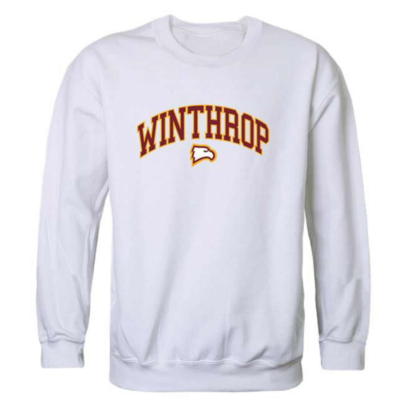 W Republic 541-255-WHT-04 Winthrop University Campus Crewneck T-Shirt ...