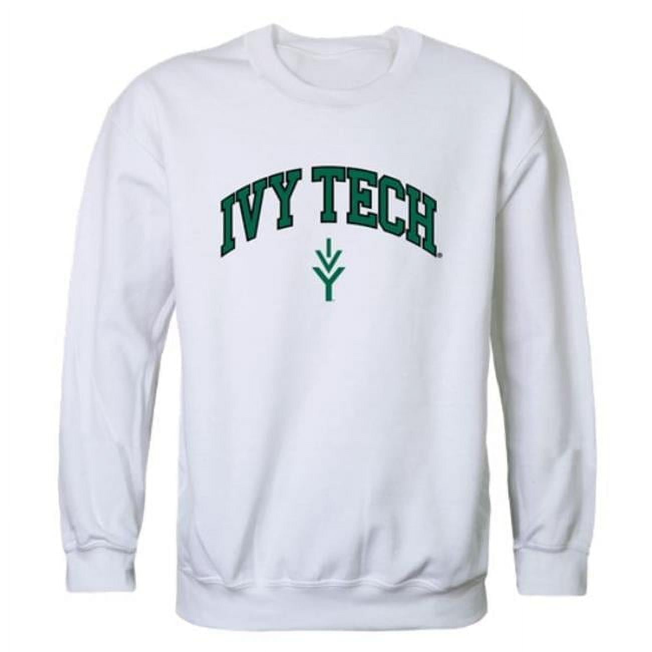 W Republic 541-526-WHT-01 Ivy Tech Community College Campus Crewneck ...