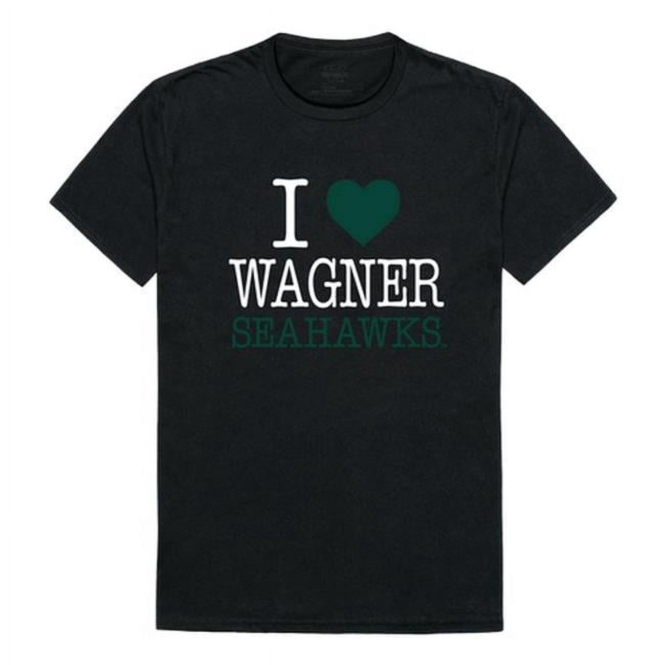 W Republic 551-462-BLK-01 Men Wagner College I Love T-Shirt, Black ...