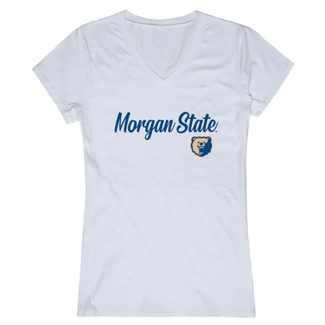 W Republic 555-224-WHT-01 Women Morgan State Bears Script T-Shirt ...