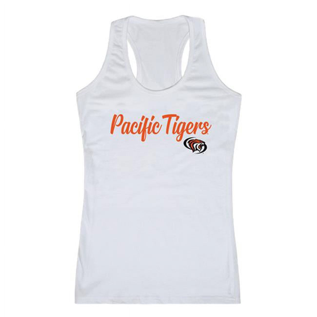 W Republic 557-248-WHT-04 Women Pacific University Boxers Script Tank T-Shirt, White - Extra ...