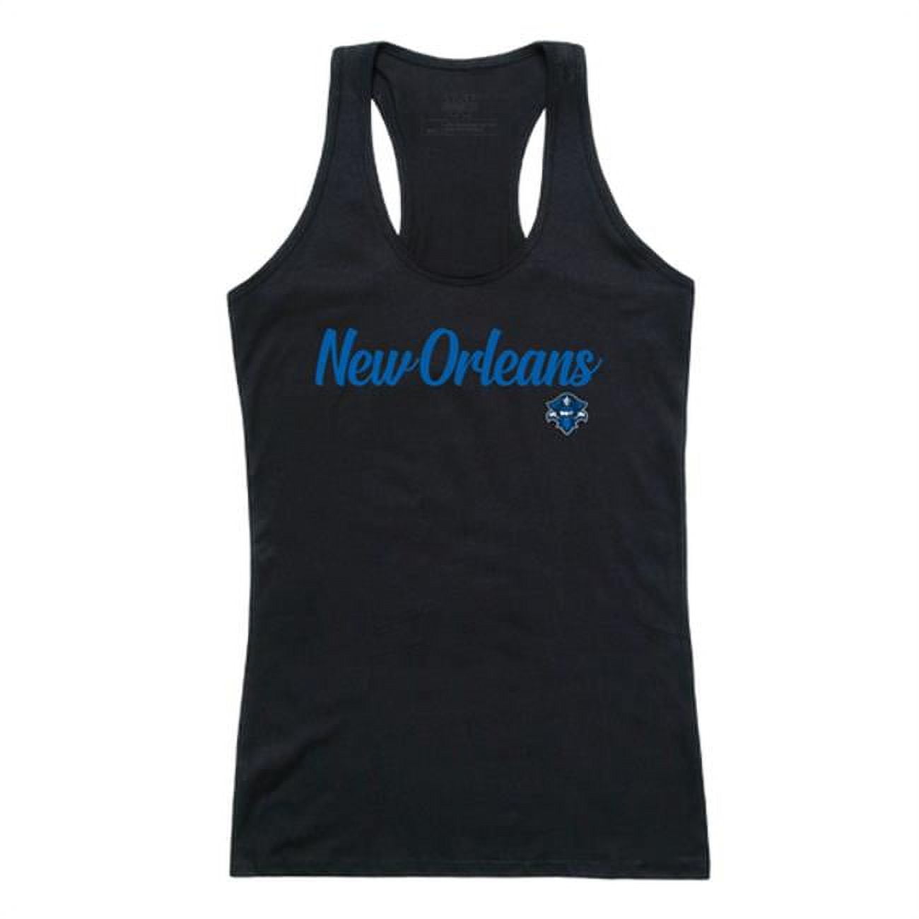 W Republic 557-349-BLK-03 Women New Orleans Privateers Script Tank T-Shirt, Black - Large ...