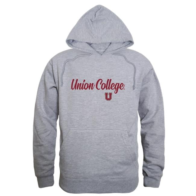 W Republic 558-461-HGY-03 Men Union College Script Hoodie, Heather Grey ...