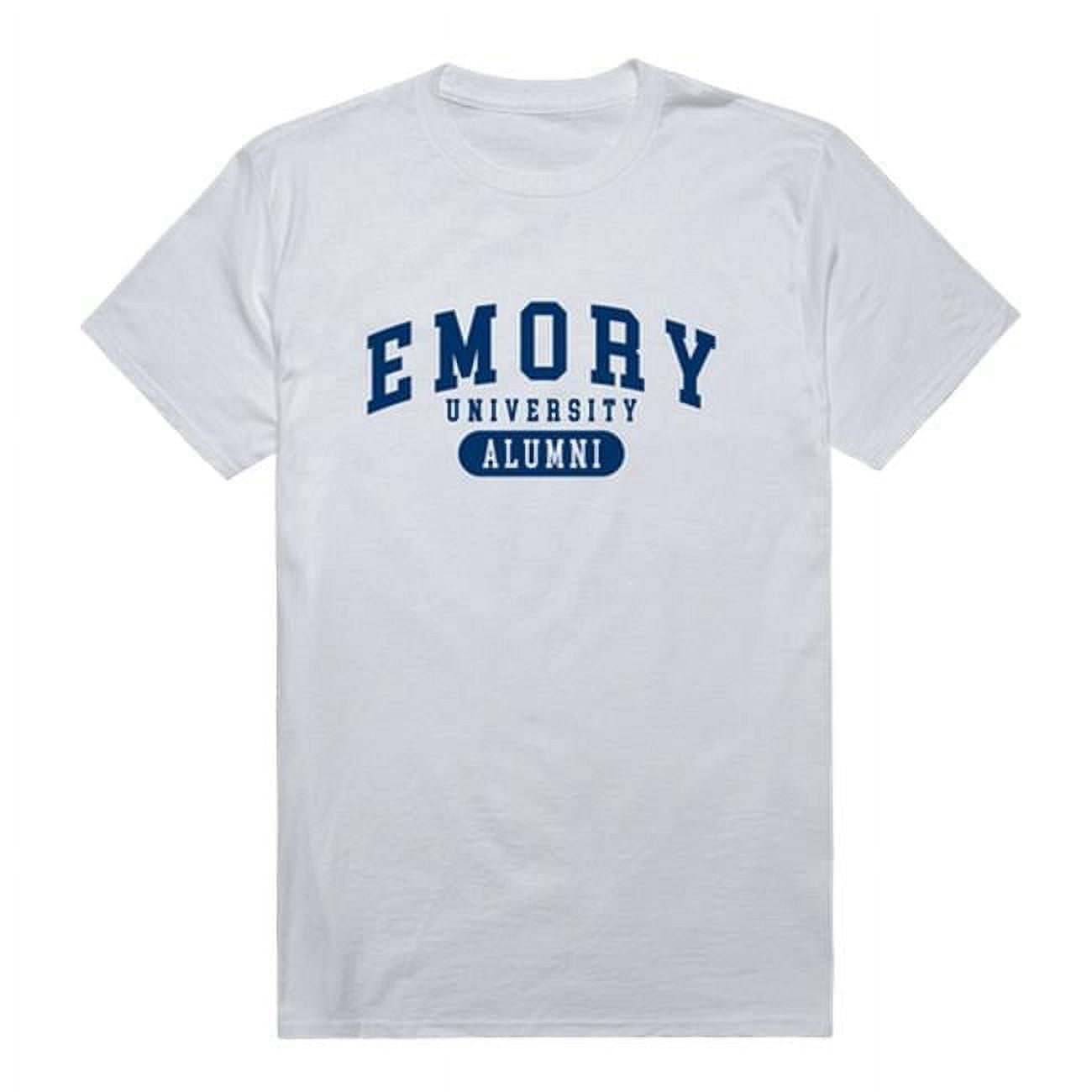 W Republic 559-299-WHT-05 Emory University Men Alumni T-Shirt, White ...