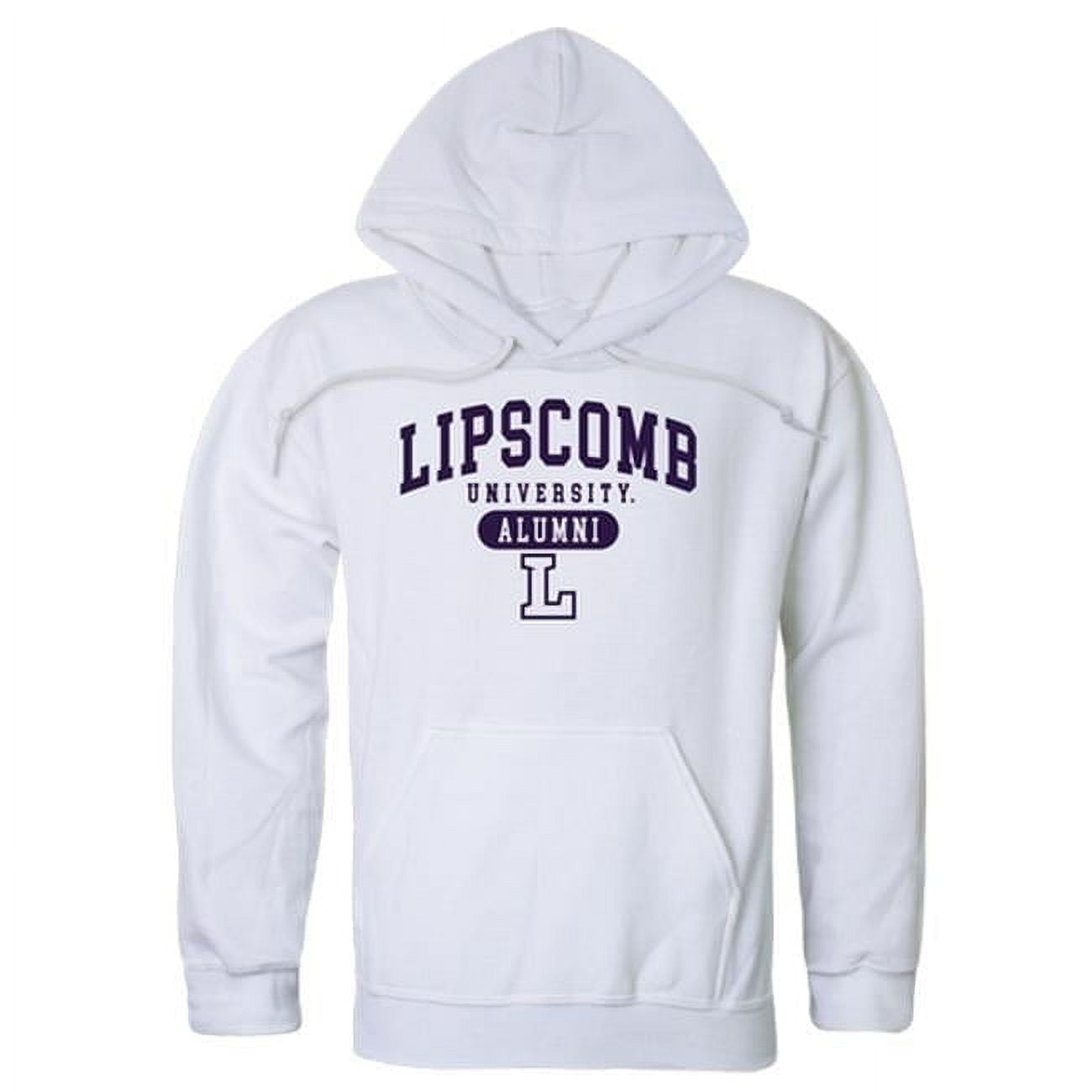W Republic 561-328-WHT-04 Men Lipscomb Bisons Alumni Hoodie, White ...