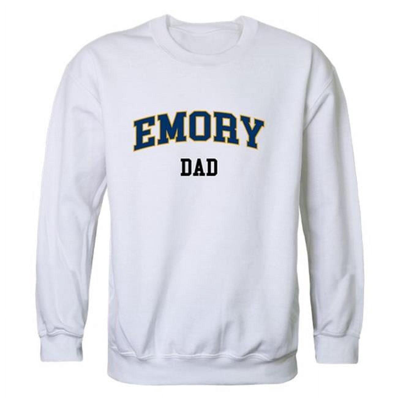 W Republic 562-299-WHT-02 Emory University Mens Dad Crewneck T-Shirt ...