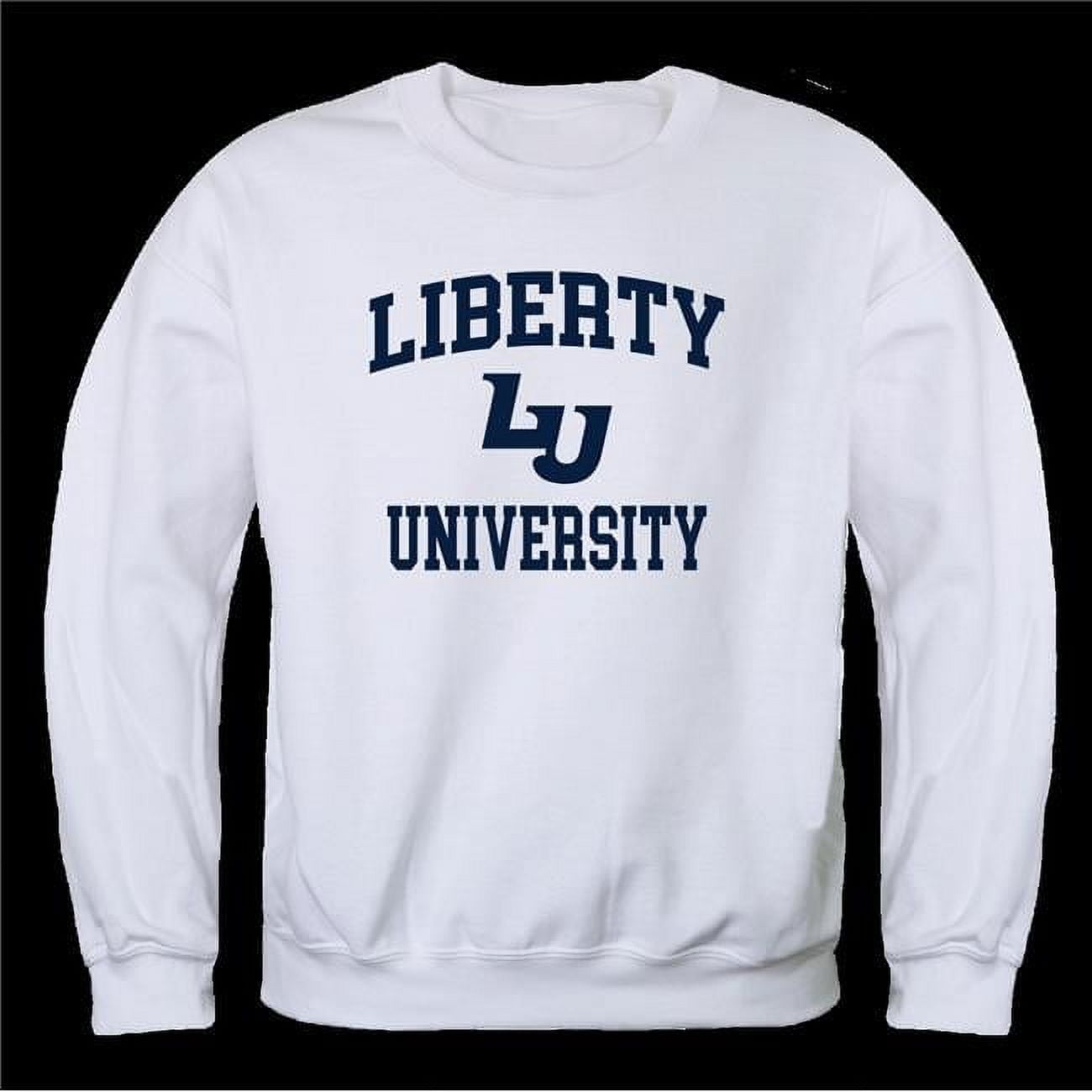 W Republic 568-129-WHT-03 Liberty University Flames Seal Crewneck ...