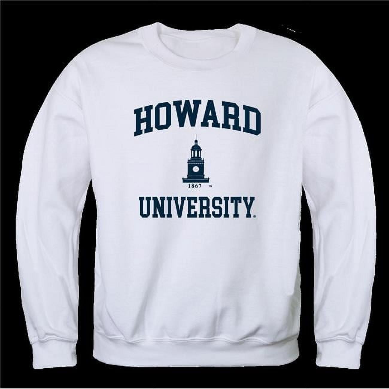 W Republic 568-171-WHT-04 Howard University Bisons Seal Crewneck ...