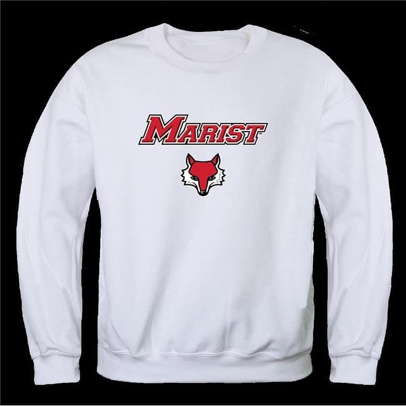 W Republic 568-335-WHT-04 Marist College Red Foxes Seal Crewneck ...