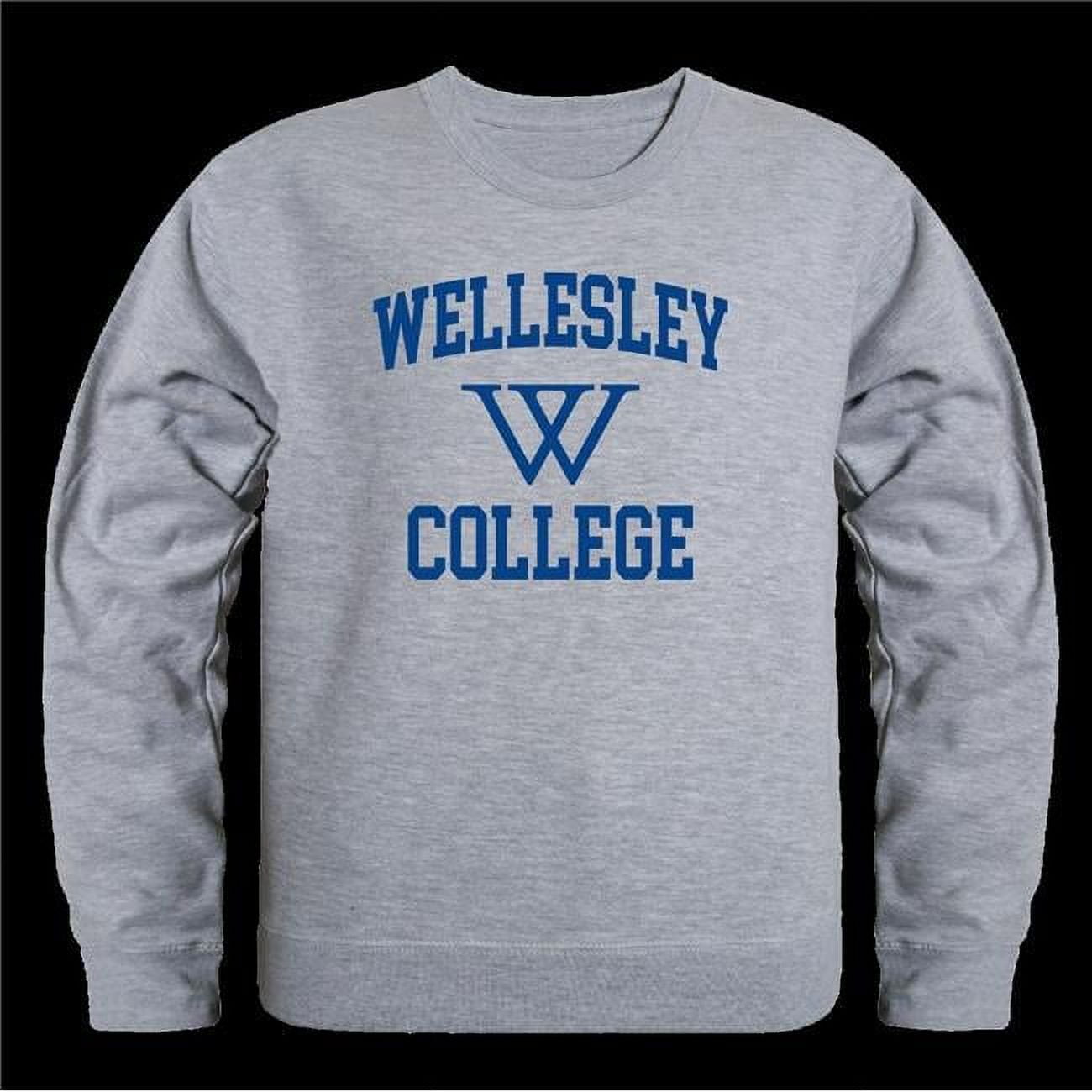 W Republic 568-486-HGY-04 Wellesley College Blue Seal Crewneck ...