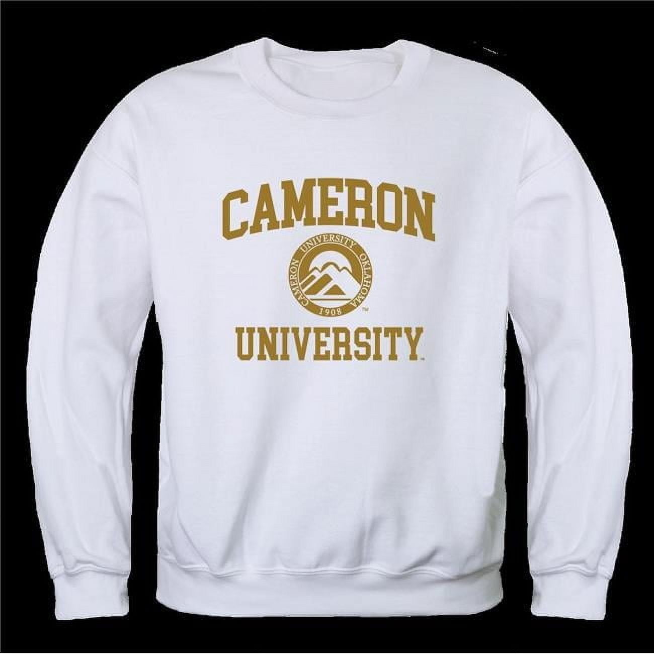 W Republic 568-622-WHT-05 Cameron University Aggies Seal Crewneck ...