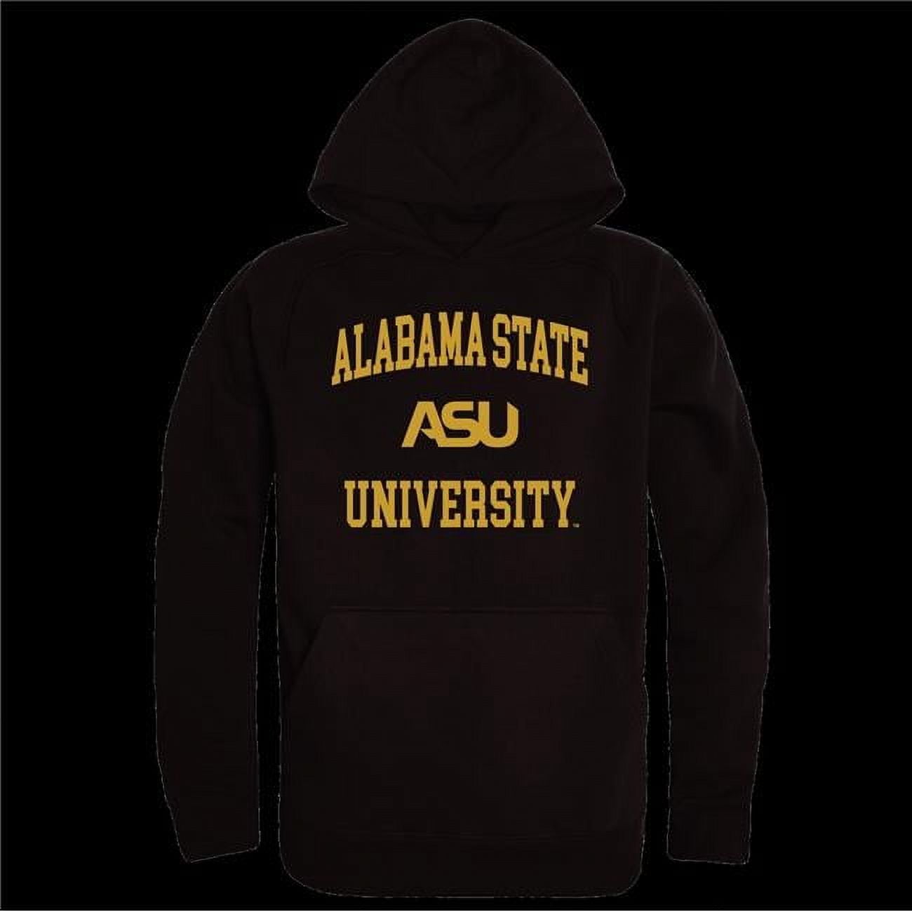 W Republic 569-102-BLK-03 Alabama State University Hornets Seal Hoodie ...