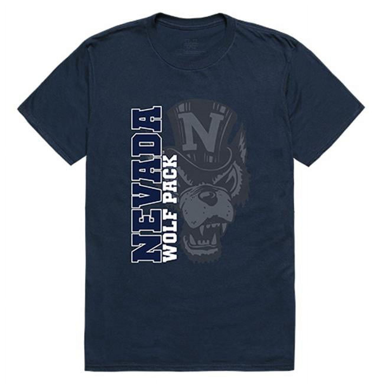 W Republic Apparel 515-193-BGT-03 University of Nevada Reno Mens Ghost Tee, Navy - Large ...