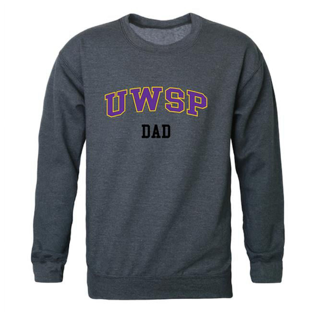 W Republic Men Wisconsin Stevens Point Pointers Dad Crewneck Fleece ...