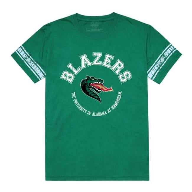 W Republic 504-101-KL2-05 Mens UAB Blazers Football T-Shirt, Kelly ...
