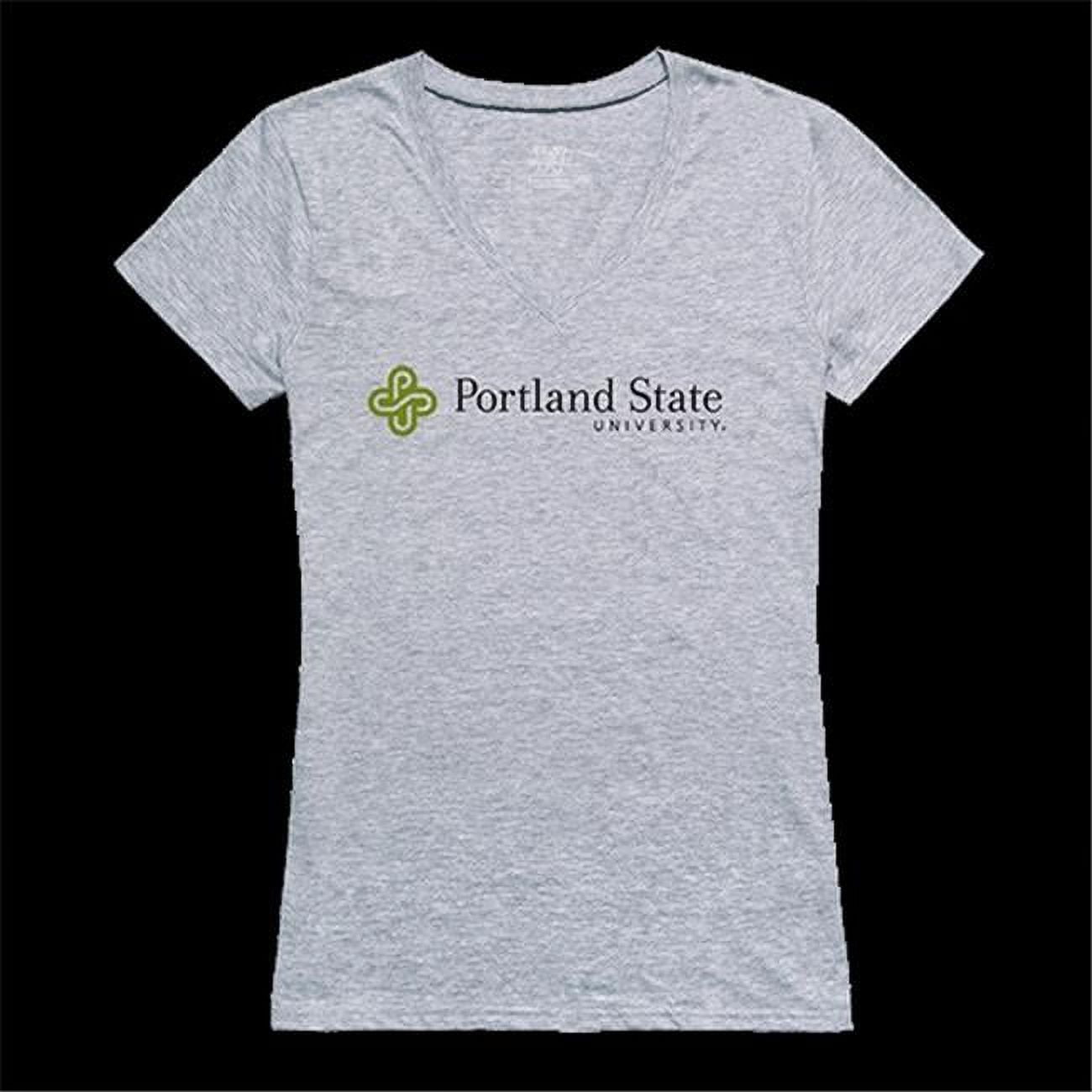 W Republic Products Womens Portland State University Seal Tee, Heather ...