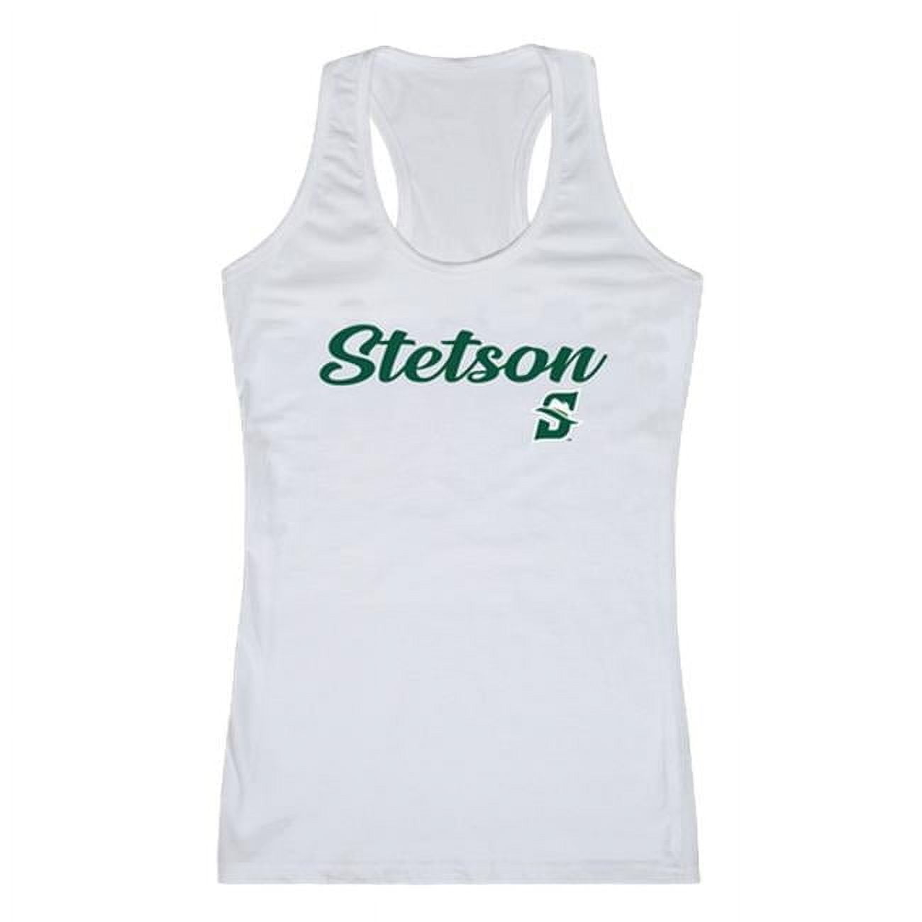 W Republic 557-387-WHT-04 Stetson University Script Tank Top for Women ...