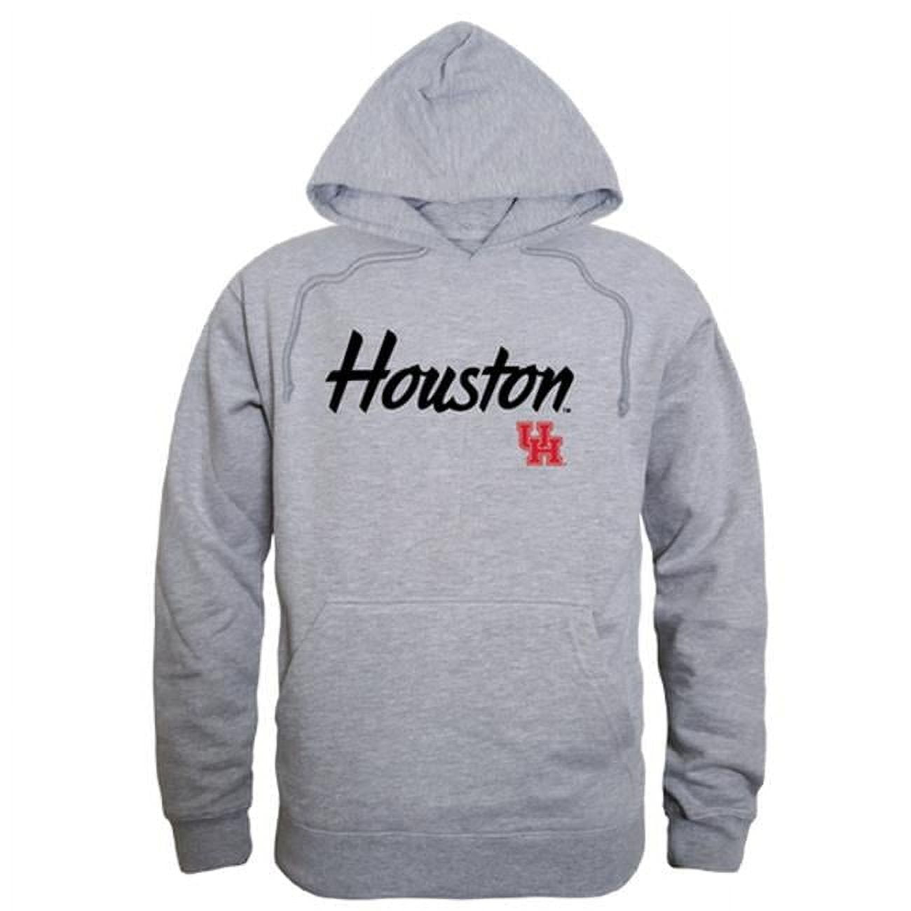 W Republic University of Houston Cougars Script Hoodie, Heather Grey ...